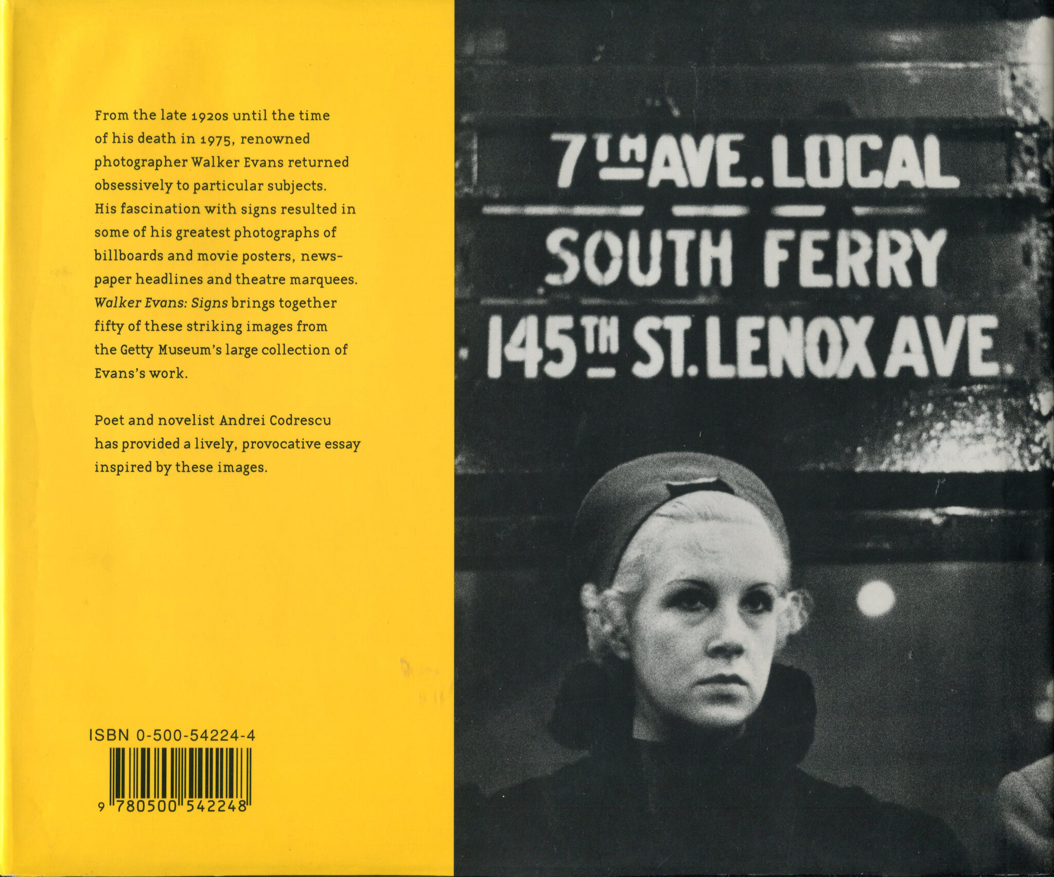 Walker Evans : Signs | Photography Book (Hardcover, Used) - Soul Life